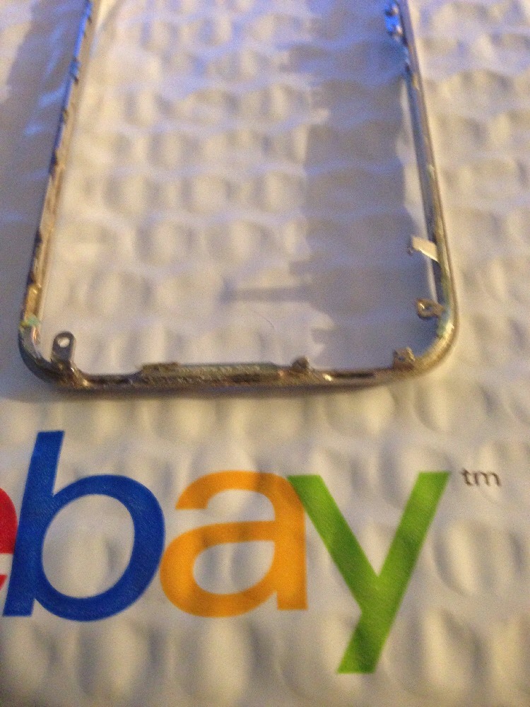 Apple iPhone 3G 3GS Chrome Mid Frame Middle Bezel Chrome Frame | eBay