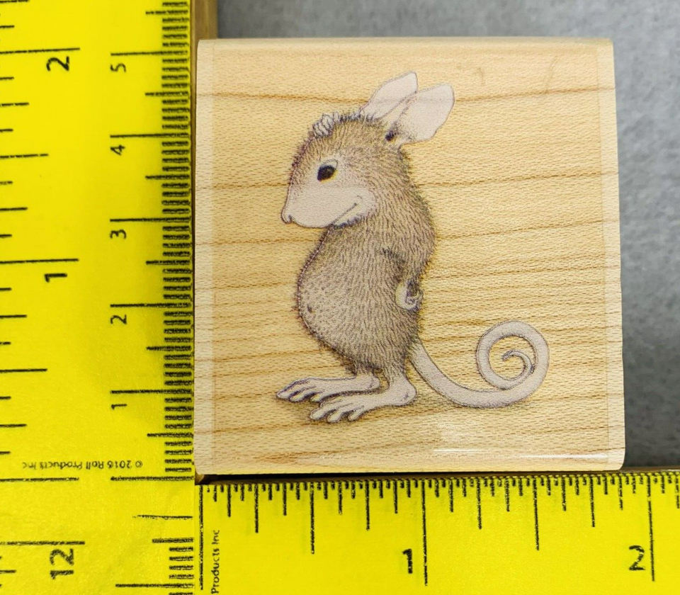 Stampabilities House Mouse Rubber Stamp Maxwell Stumped HMD1006 Hard to ...