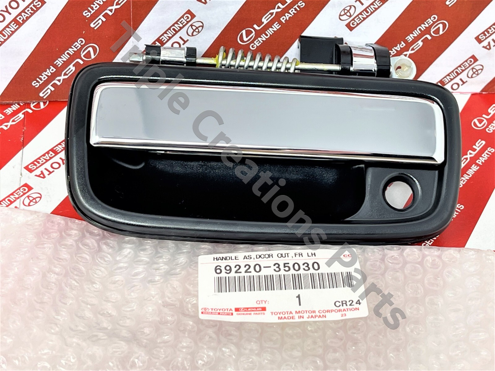 69220-35030 Genuine Toyota Tacoma Front Driver'S Outside Door Chrome ...