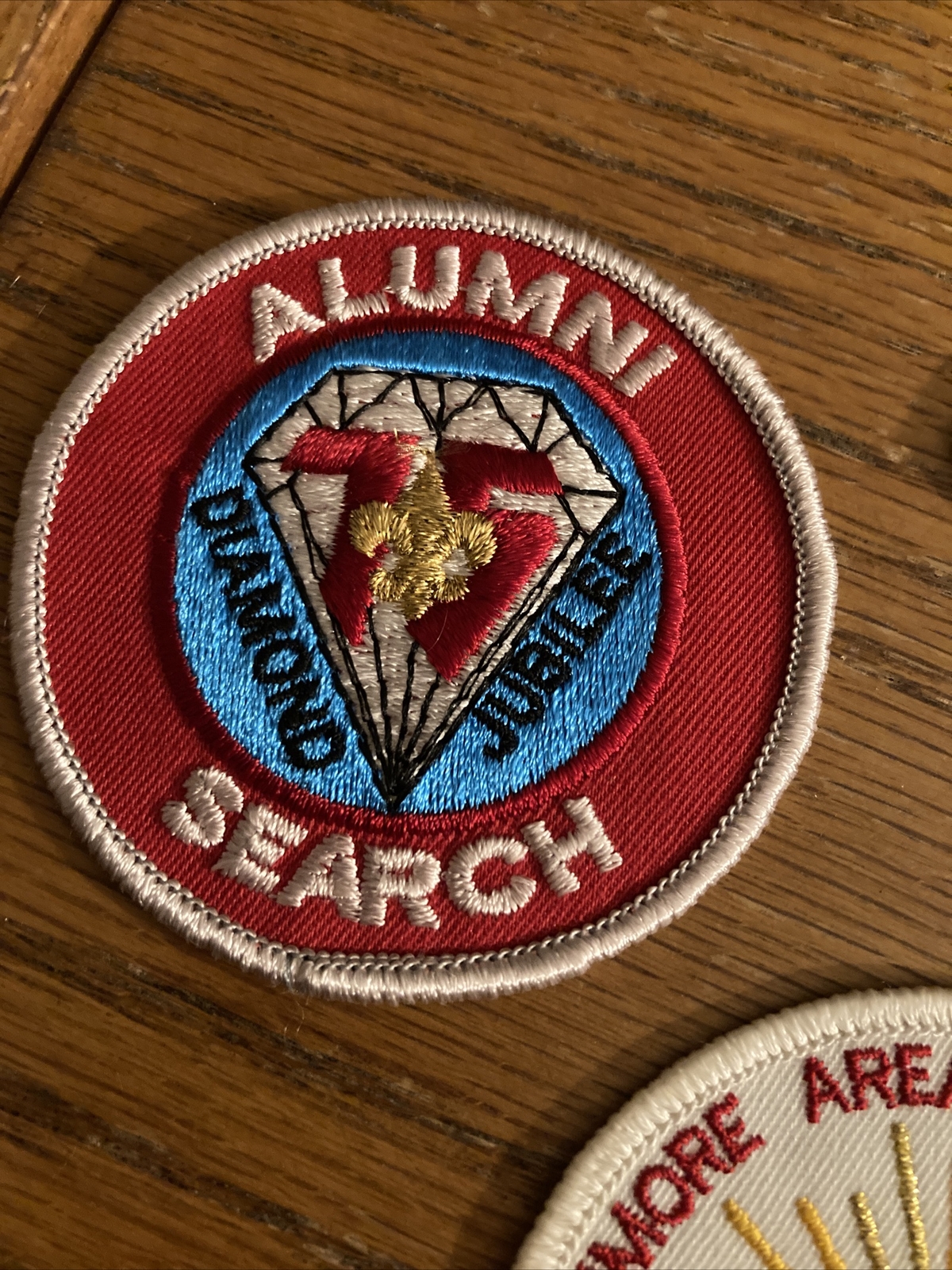 Lot 3 Boy Scout BSA Patches Diamond Jubilee 1985 Baltimore Area Council ...