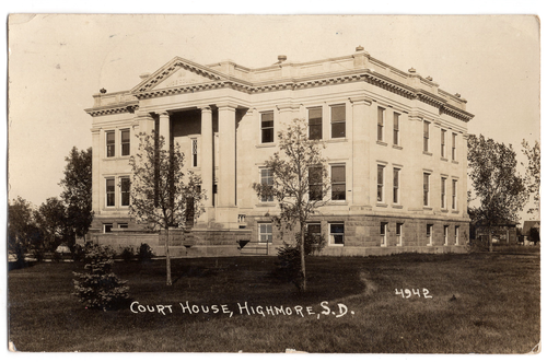 Court House - Highmore SD South Dakota RPPC Real Photo Postcard 1925 | eBay
