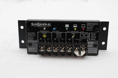 Morningstar SS-6-12V SunSaver 6 amp 12 volt Solar Charge Controller | eBay