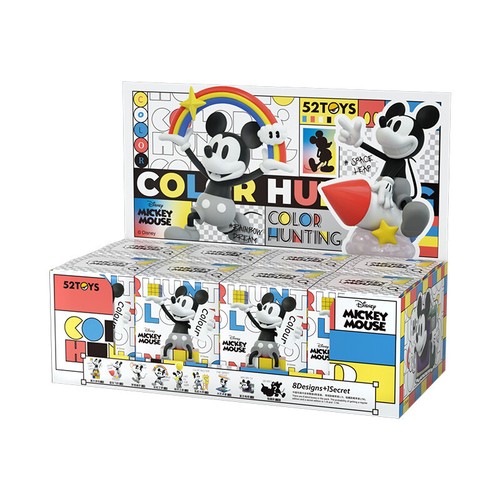 52TOYS Mickey Mouse Searching for Colors Series Blind Box Full Set 9 ...