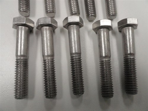 STAINLESS STEEL HEX HEAD BOLTS (F593C THE) 5/16-18 WITH 7/8" THREAD QTY ...