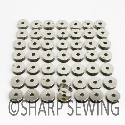 50 SMALL BOBBINS FITS SINGER 29-1 29-4 29K 29K71,73 CLASS SEWING ...