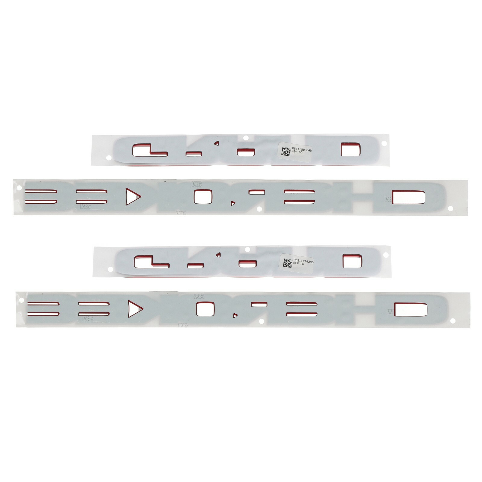 2017-2021 GRAND CHEROKEE BLACK & RED GRAND CHEROKEE EMBLEM KIT OEM NEW ...