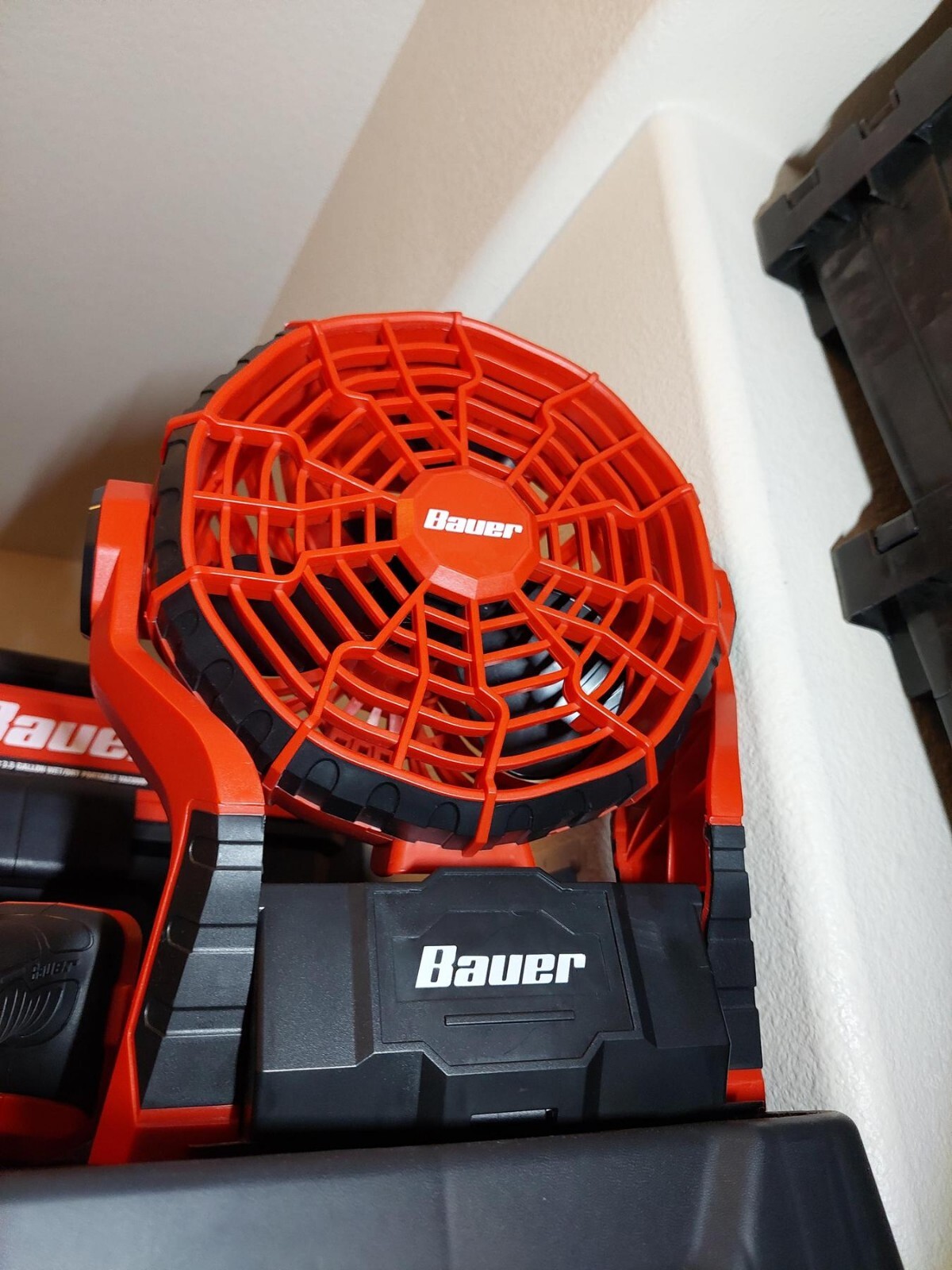 Cordless Jobsite Fan 20V/120V Dual Power Portable Shop Fans 250 (Tool ...