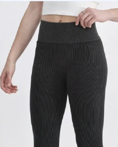 No Boundaries NEW♈Women's Ribbed SEAMLESS Leggings size S (4-6)~Washed ...
