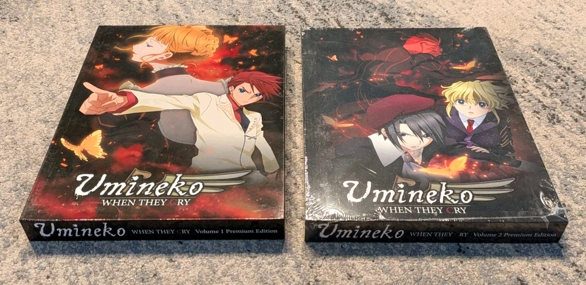 Umineko When They Cry Volumes 1 (Open Box) & 2 (Factory Sealed) Premium ...