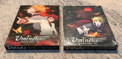 Umineko When They Cry Volumes 1 (Open Box) & 2 (Factory Sealed) Premium ...