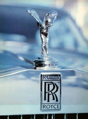 Rolls Royce Flying Lady Spirit of Ecstasy Bonnet Hood Ornament & RR ...