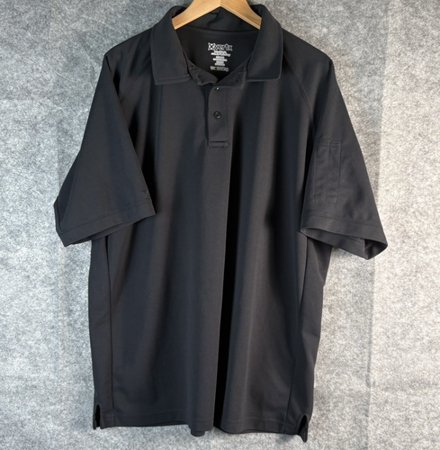 VERTX Polo Men's Size 2XL Black Coldblack Short Sleeve Golf Preppy ...