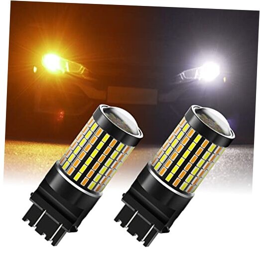 Upgraded 3157 Switchback LED Turn Signal Light Bulbs, 500% Brighter ...