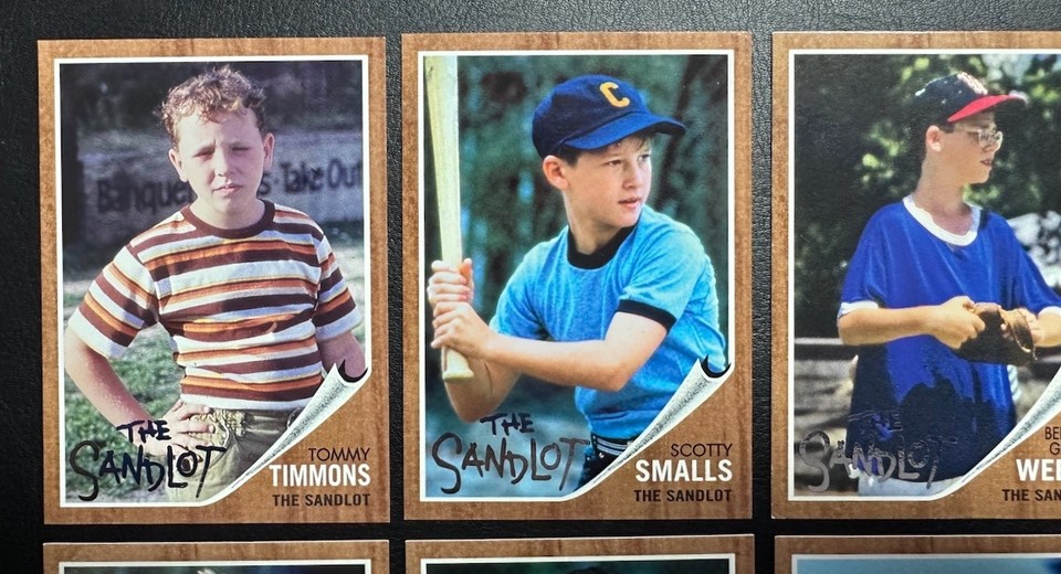 Lot of 8 2018 Topps Archives The Sandlot 25th Anniversary Limited ...