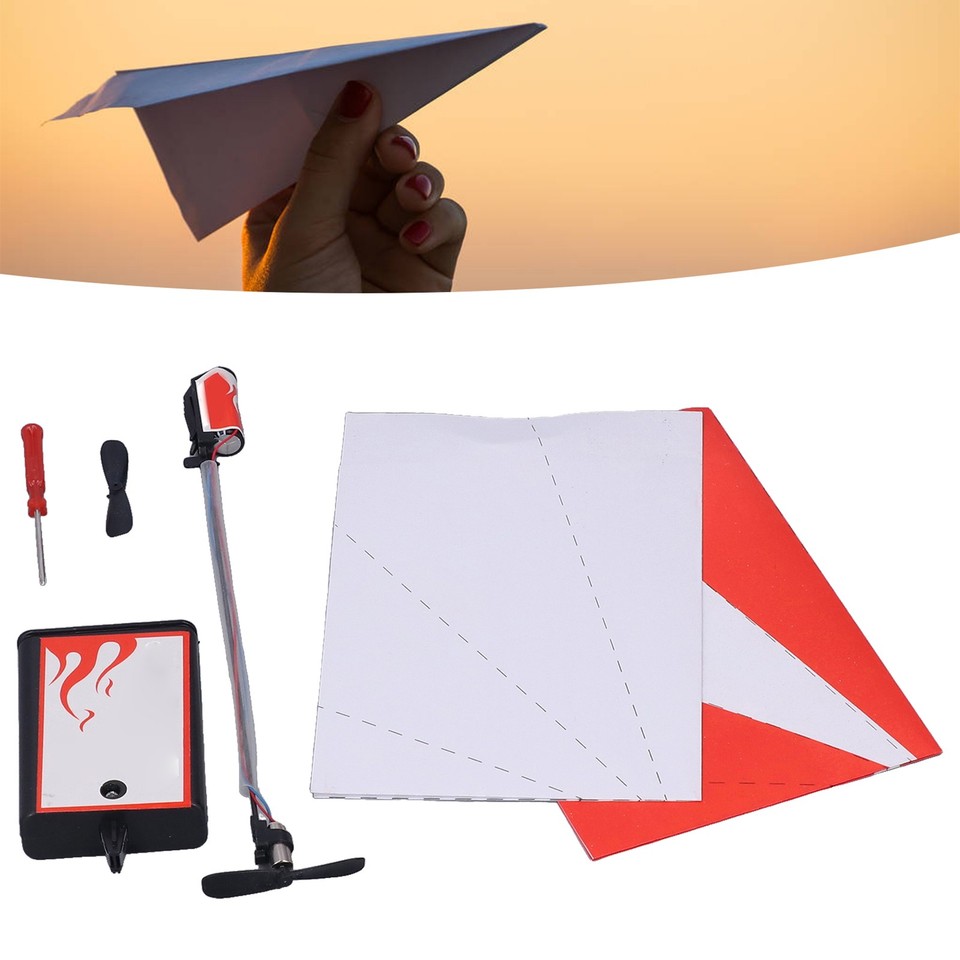 Electric Paper Plane Collision Prevention Electric Motor Paper Airplane ...
