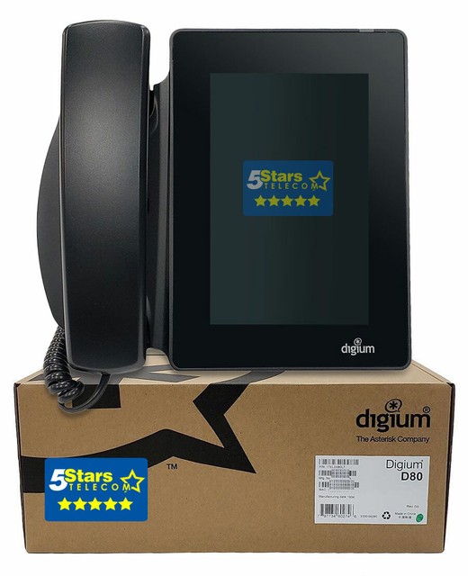 Digium D80 Touchscreen IP Phone (1TELD080LF) for sale online | eBay
