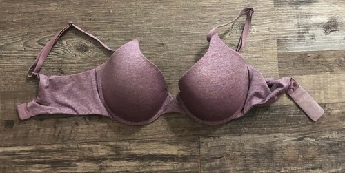 Victoria's Secret Pink Womens Size 32D Purple Uplight Semi Bra | eBay