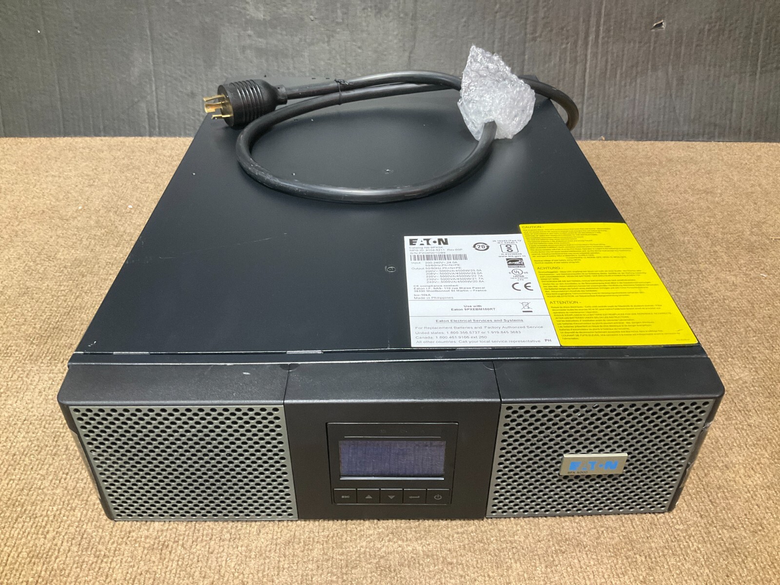 Eaton 9PX5K 5000VA 208v 9PX5K 5Kva Battery Backup ️️ ️️ Open Box B ...
