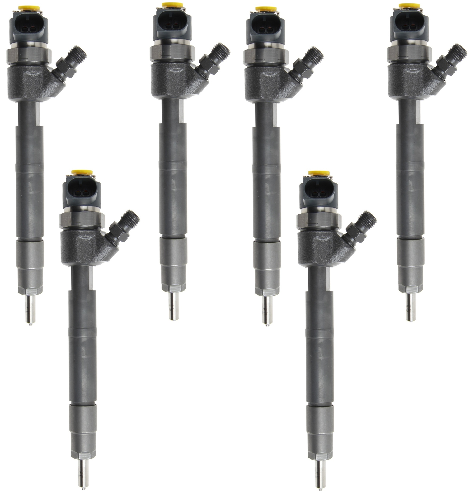 Set 6 Bosch Common Rail Fuel Injectors Assembly for Mercedes W211 E320 ...