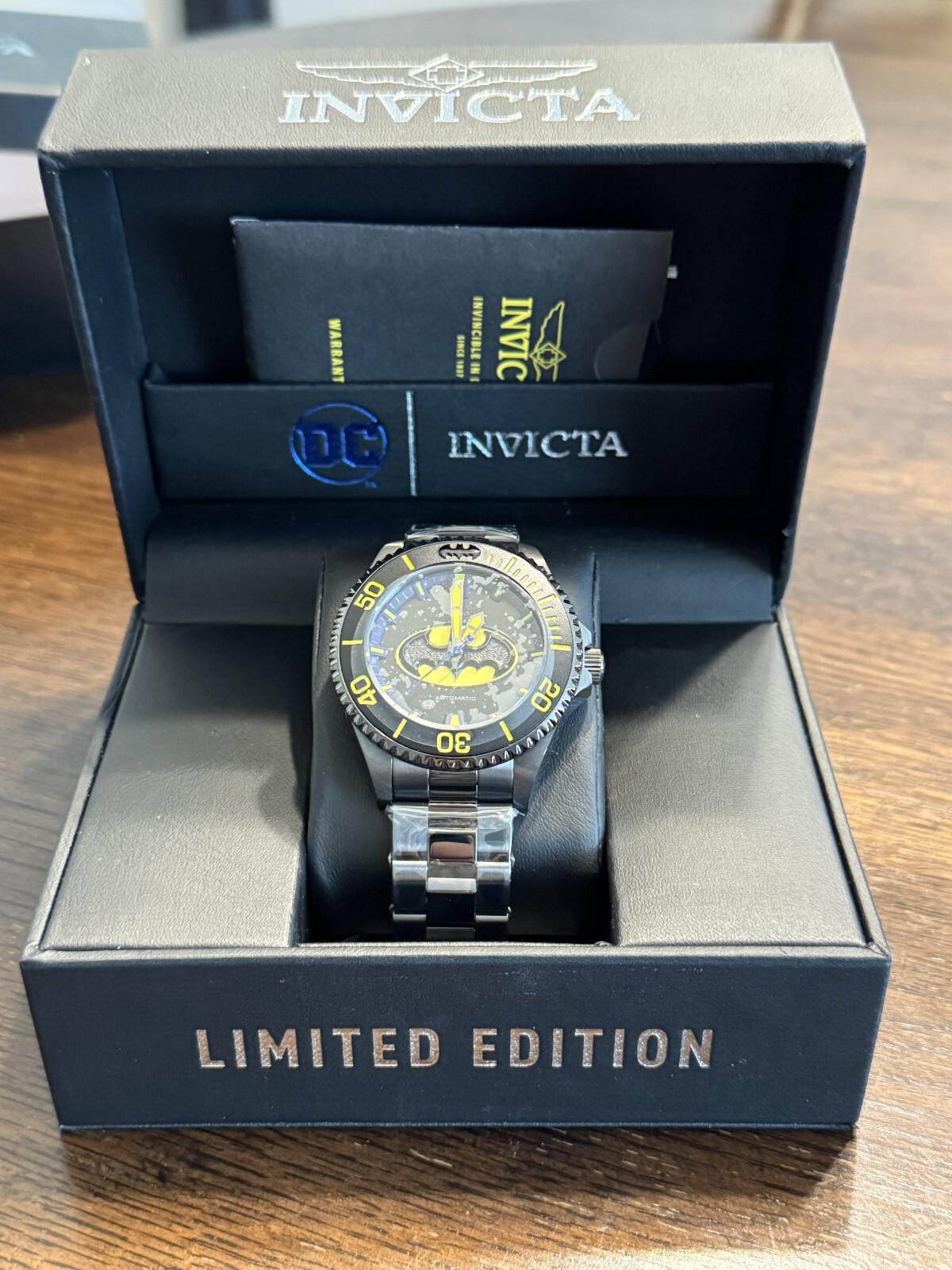 Invicta 26901 DC Comics Batman Stainless Steel Automatic Men's Watch ...
