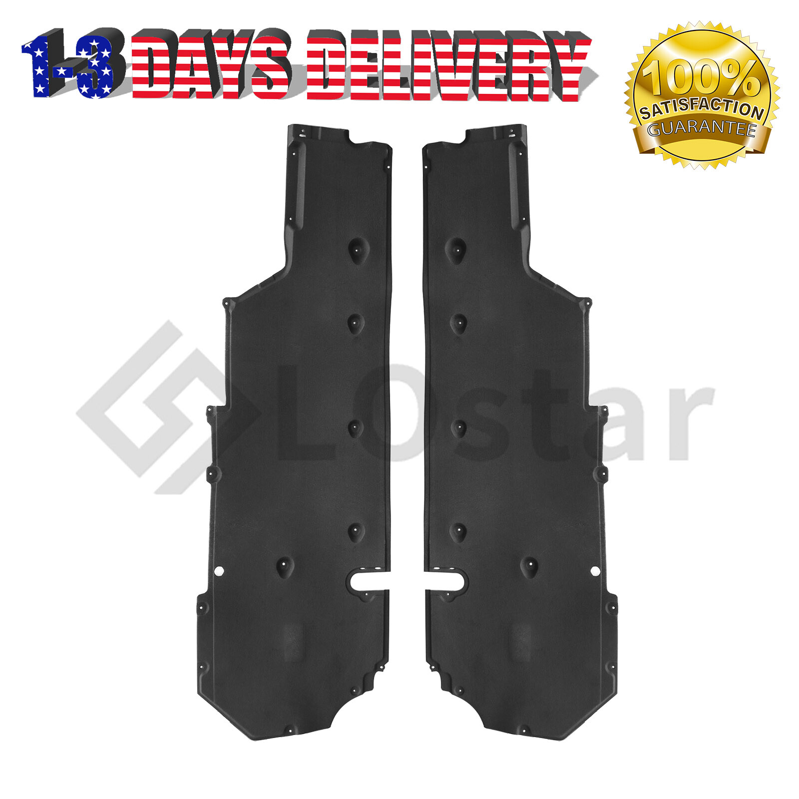 Underbody Cover Left & Right Splash Shield For 2011-2016 Porsche ...