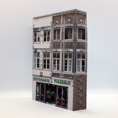 OO Gauge Building Low Relief Card 00 Scale for Model Railways 1/76 ...