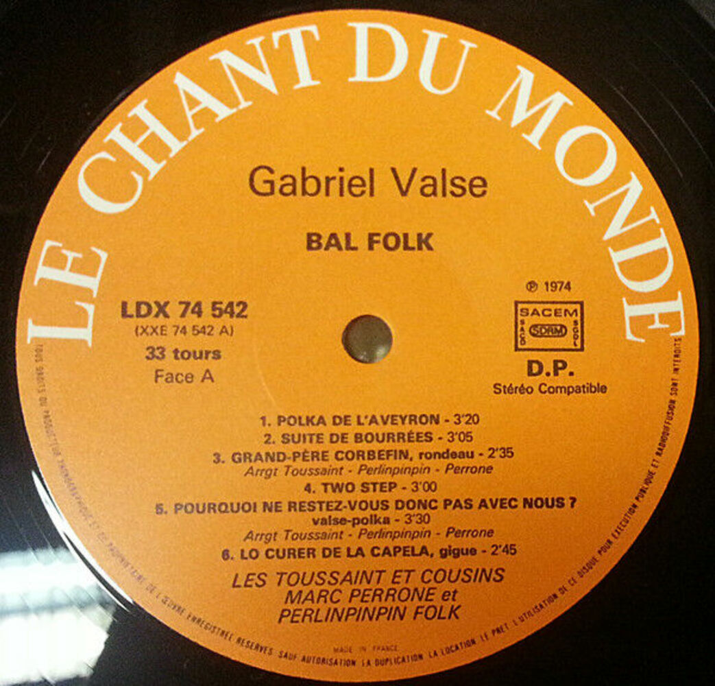 Gabriel Valse - Bal Folk Bon Condition | eBay