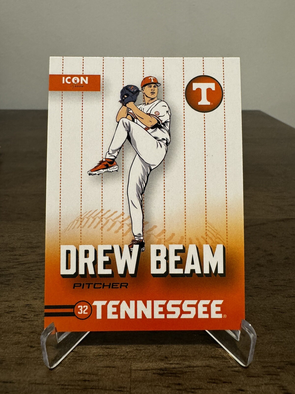 2024 Onit Tennessee Volunteers Baseball Drew Beam Icon Series #52 | eBay