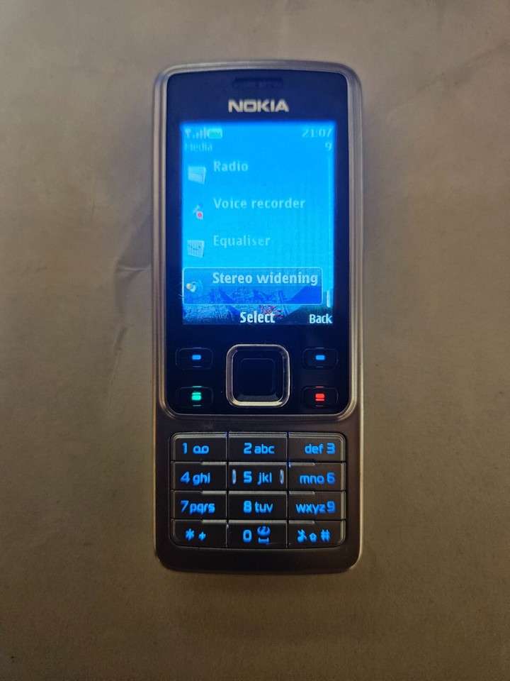 Nokia 6300 Silver Rare Collectors Phone 2G 7.8MB 2MP FM microSD 2007 ...