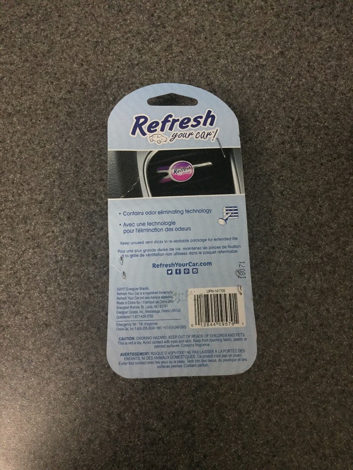 Refresh Auto Vent Sticks Car Air Freshener, Wildflowers Love Scent M22C ...