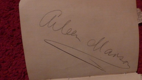 AILEEN MARSON - ACTRESS - RARE AUTOGRAPH | eBay