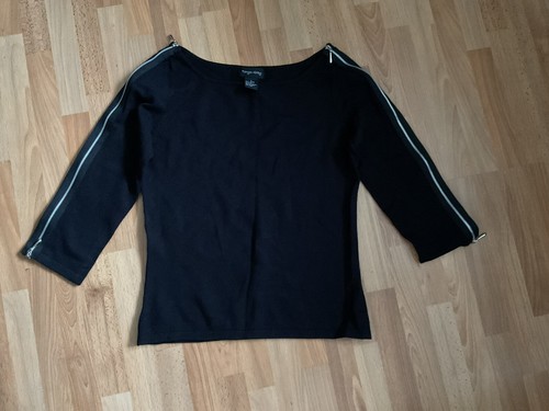 TARYN GRAY Ladies Designer Shoulder Zipped Tops - Size L. Bust: 34 ...