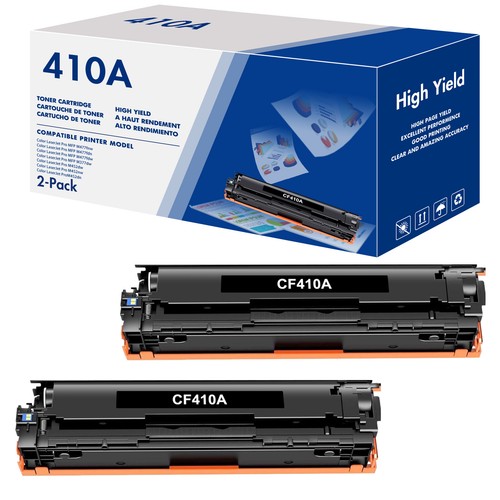 2 Pack CF410A Toner Cartridge 477A Compatible with HP Laserjet Pro ...