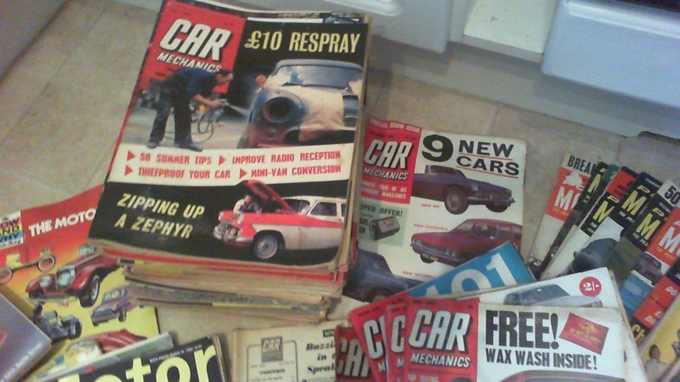 VINTAGE POPULAR MOTORING AUTOCAR CAR MECHANICS MOTOR MAGAZINES 1960s ...