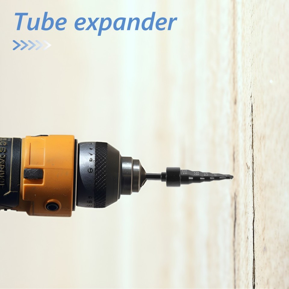 Tube Expander Tool Expansion Pipe Repair Drill Bit Conditioning Copper ...