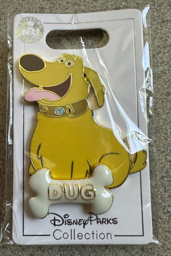 DISNEY PIN DUG FROM PIXAR UP BONE YELLOW DOG DSSH 113809 DOUG | eBay