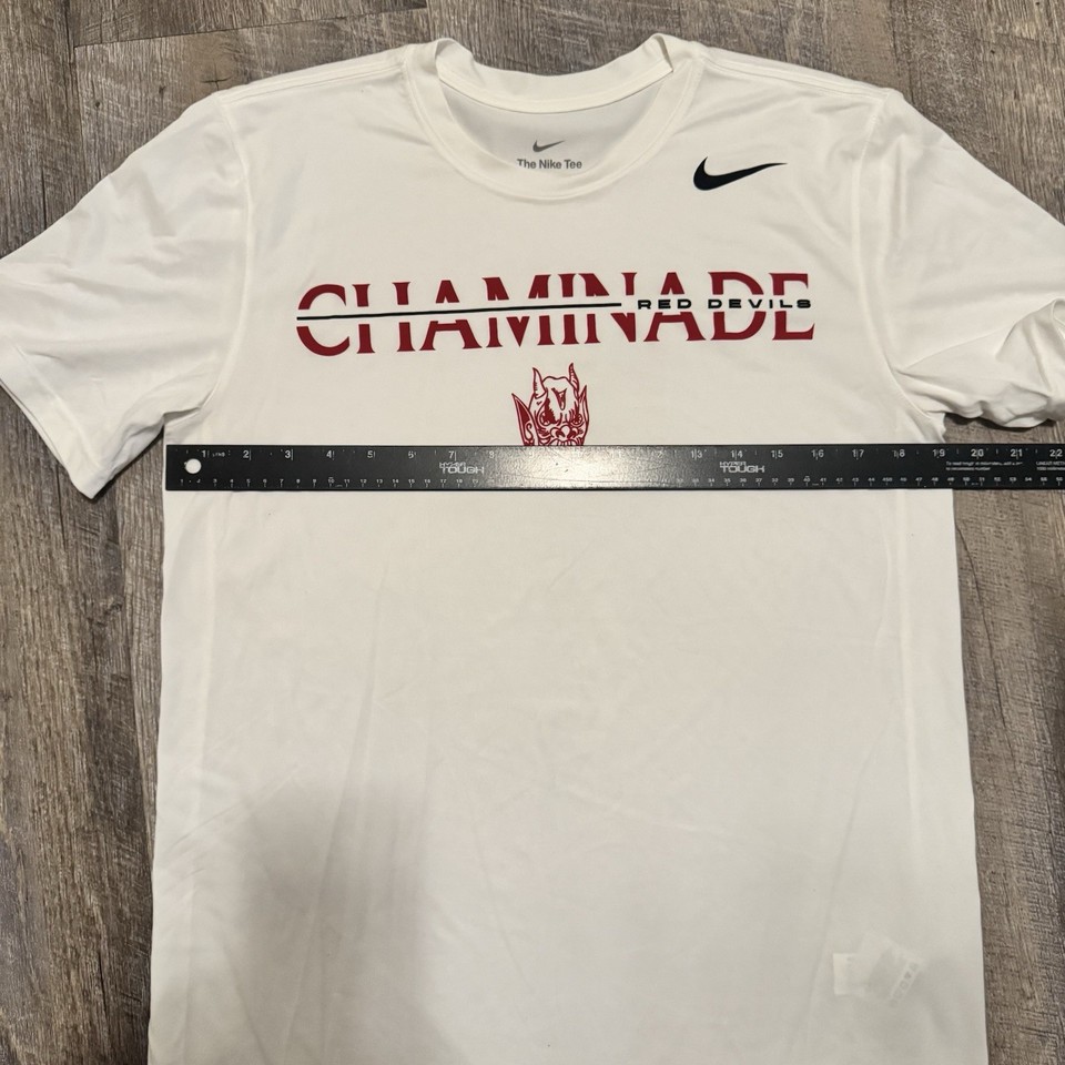 Nike Dri-Fit Chaminade Red Devils Shirt Men Medium White | eBay