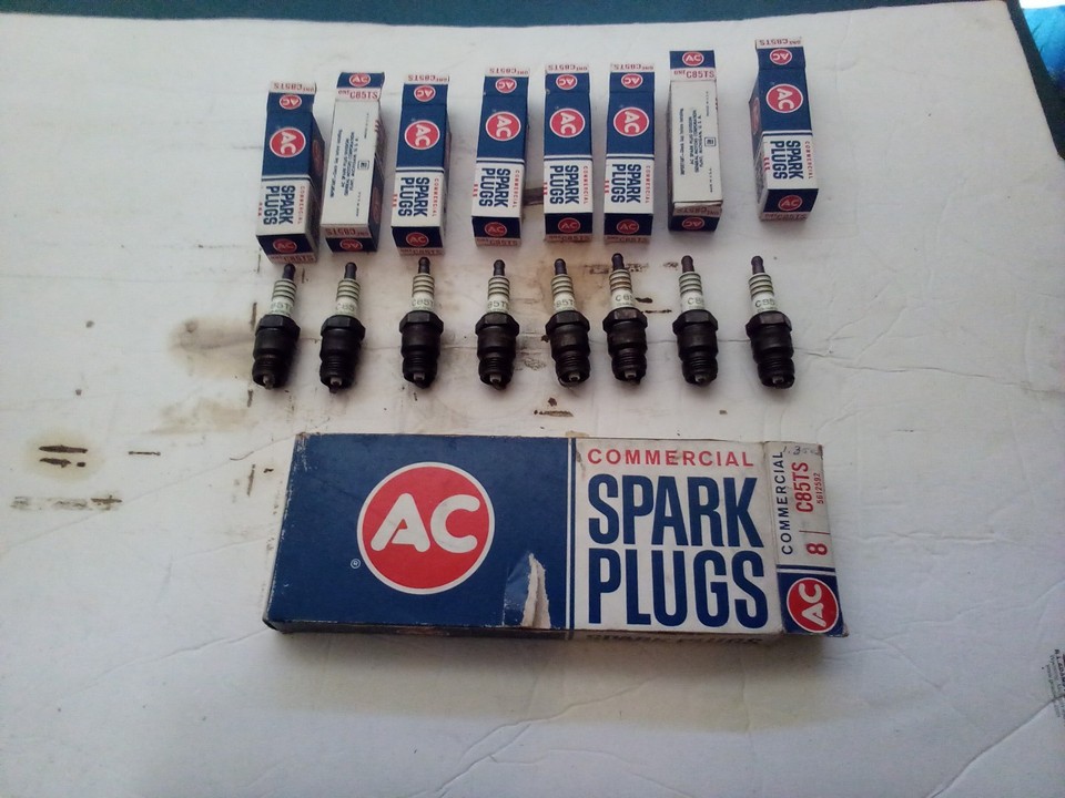 25 N.O.S Ac Fire Ring Spark Plugs And 3 Champion H-10. | eBay
