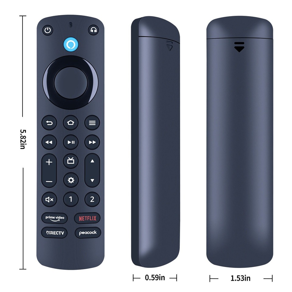 1PC Voice Remote Control For Amazon Alexa Fire TV Pro 840268958336 ...