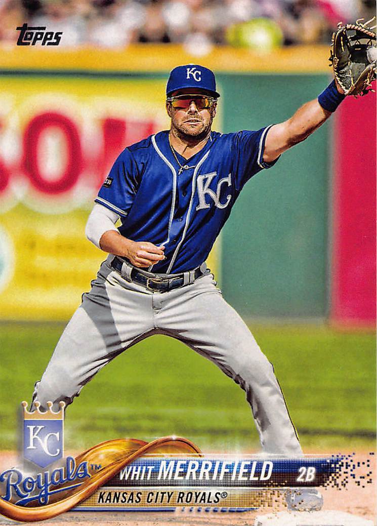 Whit Merrifield 2018 Topps 304 Kansas City Royals Baseball Card | eBay