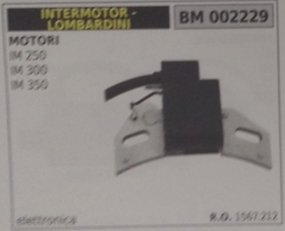 1567212 Bobine Electronique Moteur Intermotor Lombardini IM250 IM300 ...