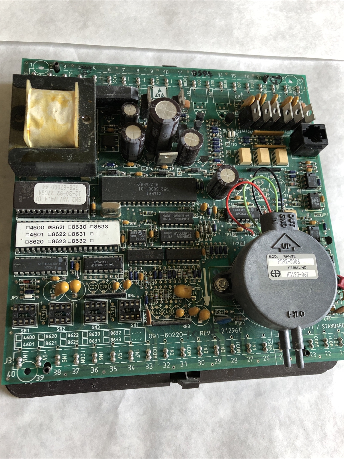 staefa 8621,SIEMENS 091-60220,21296E,P592-5006 SMART II 8IN,0916022010 ...