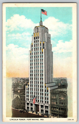 Postcard Lincoln Tower Fort Wayne Indiana Unposted Wayne Novelty | eBay