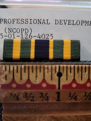 US MILTARY (NCOPD) PROFESSIONAL DEVELOPMENT MEDAL RIBBON Quantity 1 | eBay