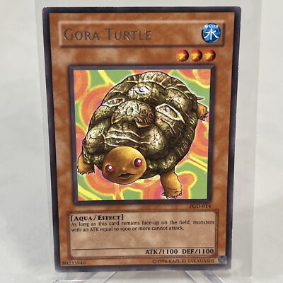 Yugioh PGD-014 Gora Turtle Rare Card Vintage Pharaonic Guardian Set ...