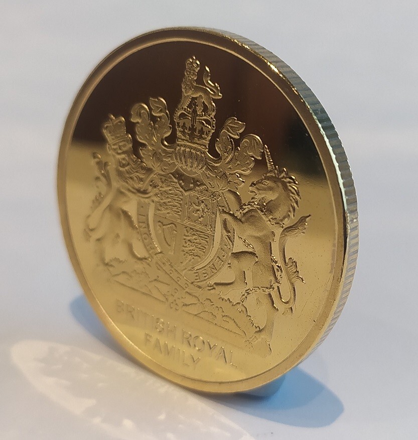 Catherine Princess of Wales Gold Coin Kate Middleton Royal Family ...