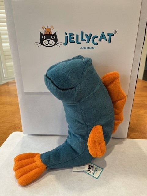Jellycat Mack Mudskipper Plush Fish Aquatic Stuffed Animal Collectible ...
