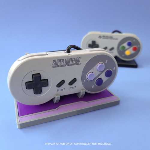 Display Stand for Original SNES Controllers / Custom 3D Printed / Super ...
