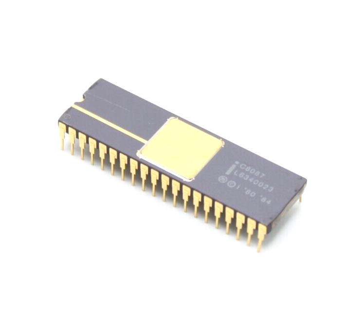 Intel 8087 Vintage Math Coprocessor C8087 Circa 1984 FPU for 8086 80x86 ...
