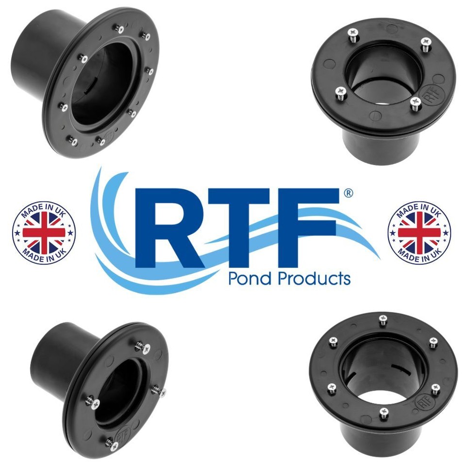 50mm - RTF Flanged Tank / Pond Liner Bulkhead Connector – Heavy-Duty ...